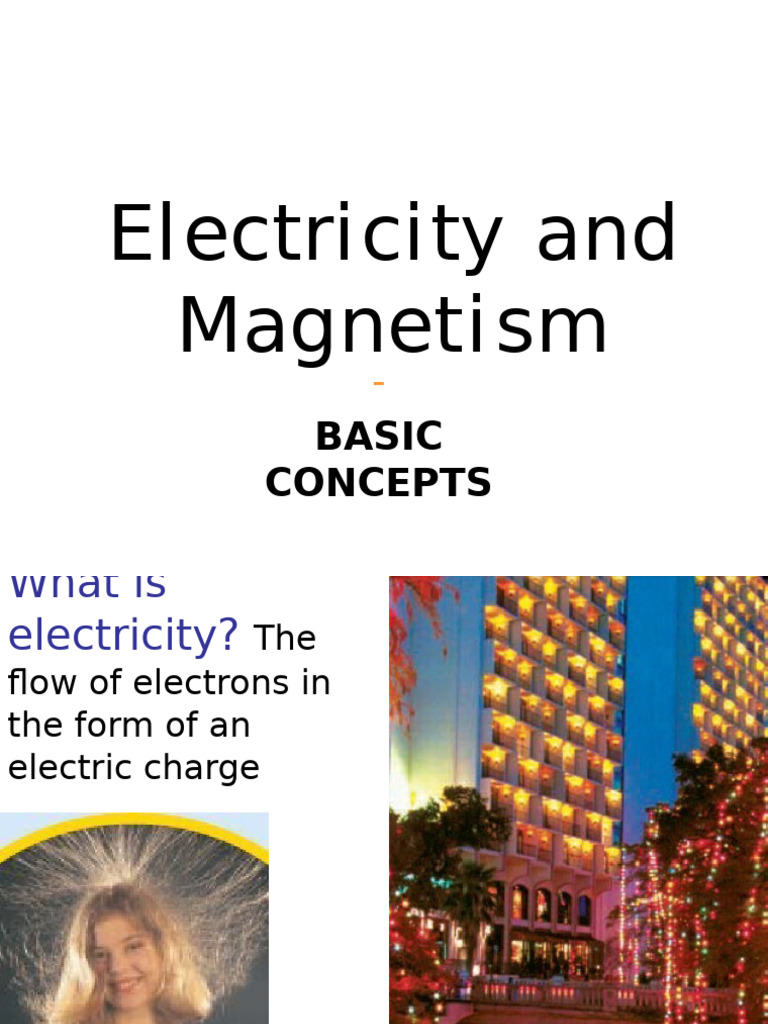 Electricity and Magnetism | PDF | Electric Current | Magnet