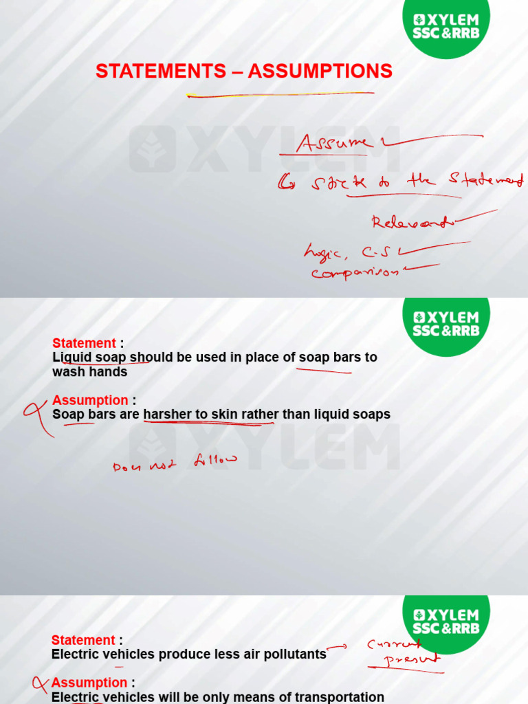 Statement and Assumptions | PDF | Interest | Economies