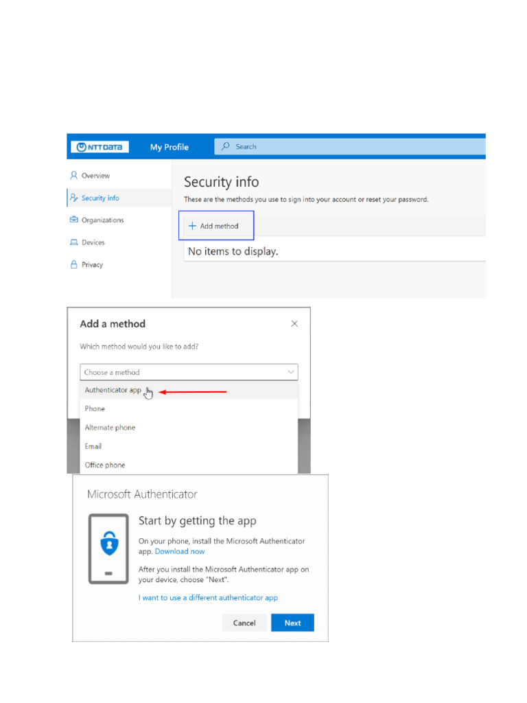 Usuario-MFA Microsoft Authenticator 71 | PDF