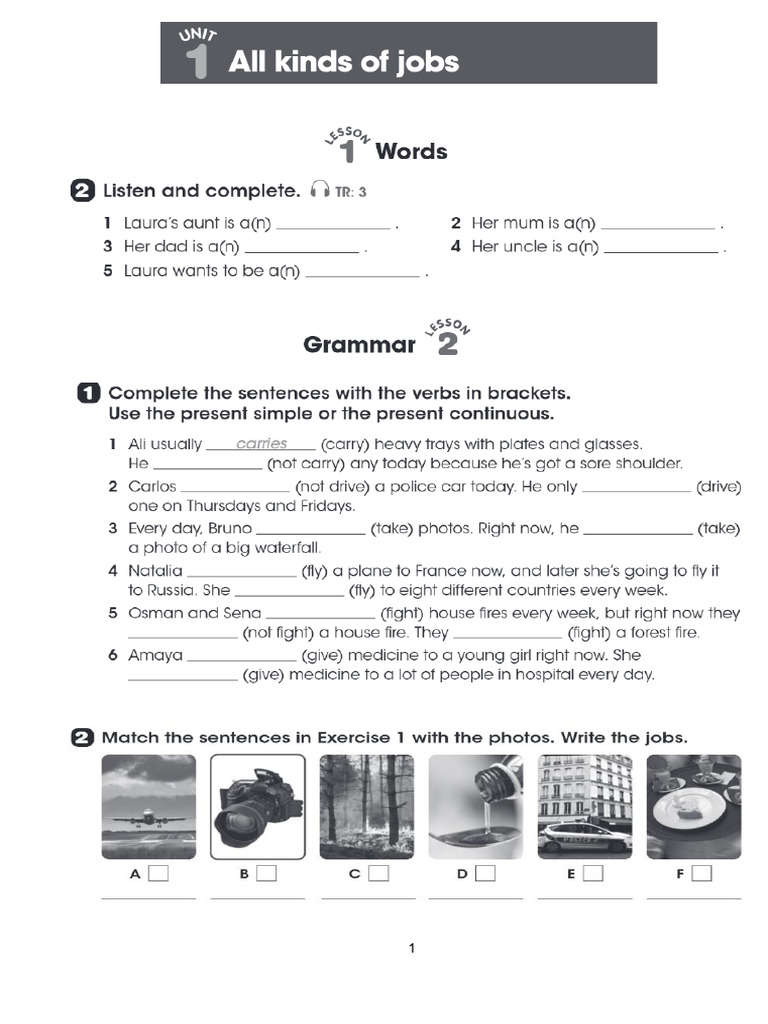 Flyers A - Workbook (Look 4 - U1 - U5) | PDF
