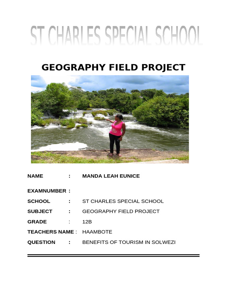 Benefits of Tourism in Solwezi Study | PDF | Methodology | Tourism