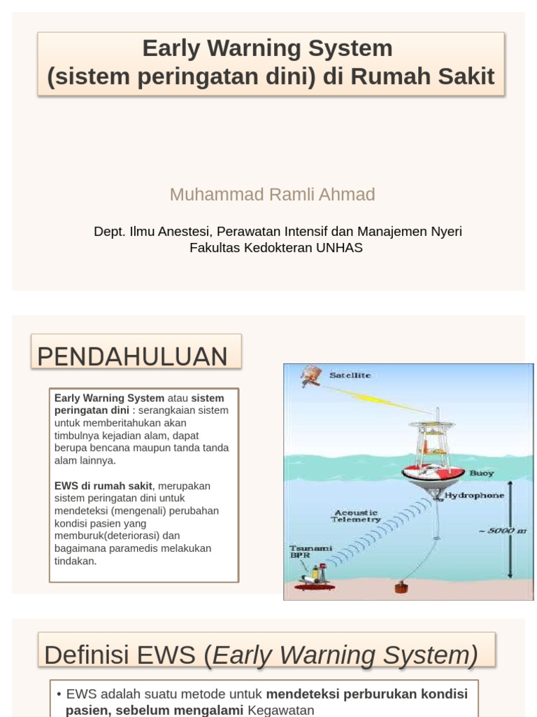 EWS (Early Warning System) | PDF