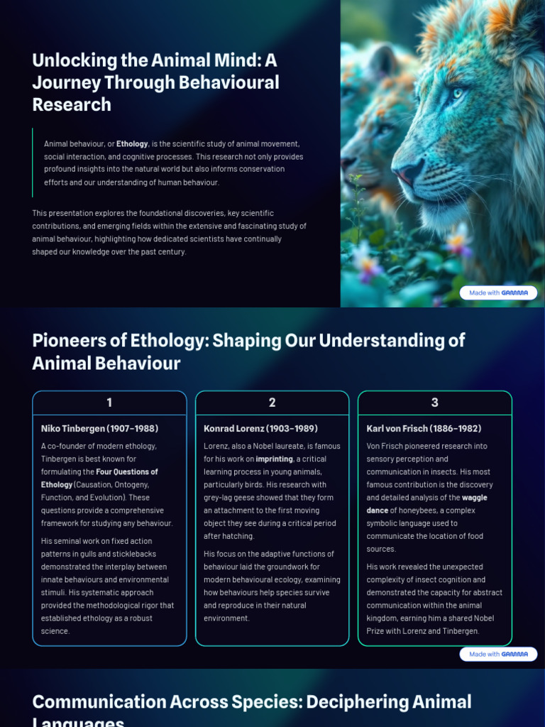 Animal Behaviour: Insights and Discoveries | PDF | Ethology ...