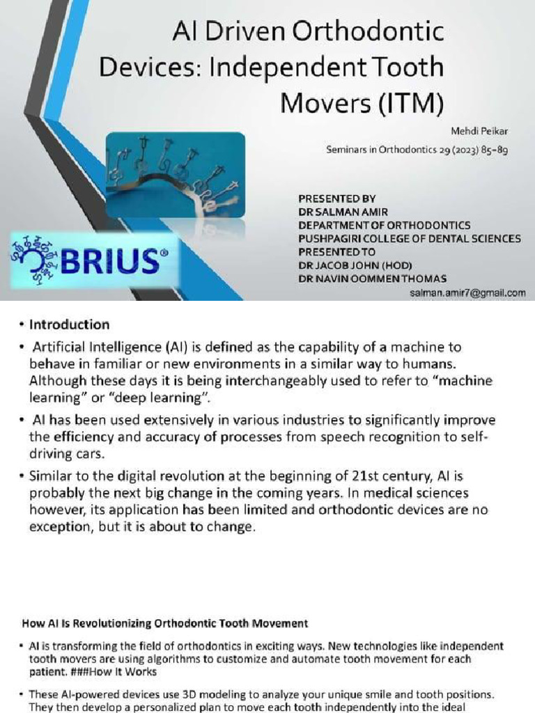 AI in Ortho | PDF