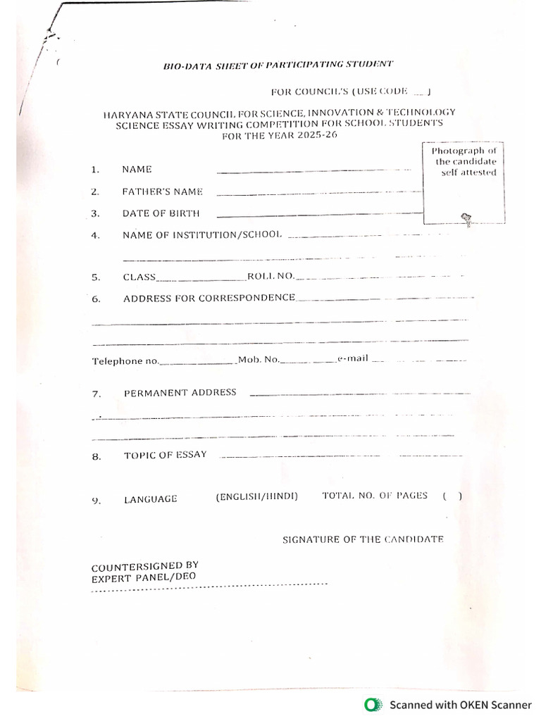 Essay Writing Proforma | PDF
