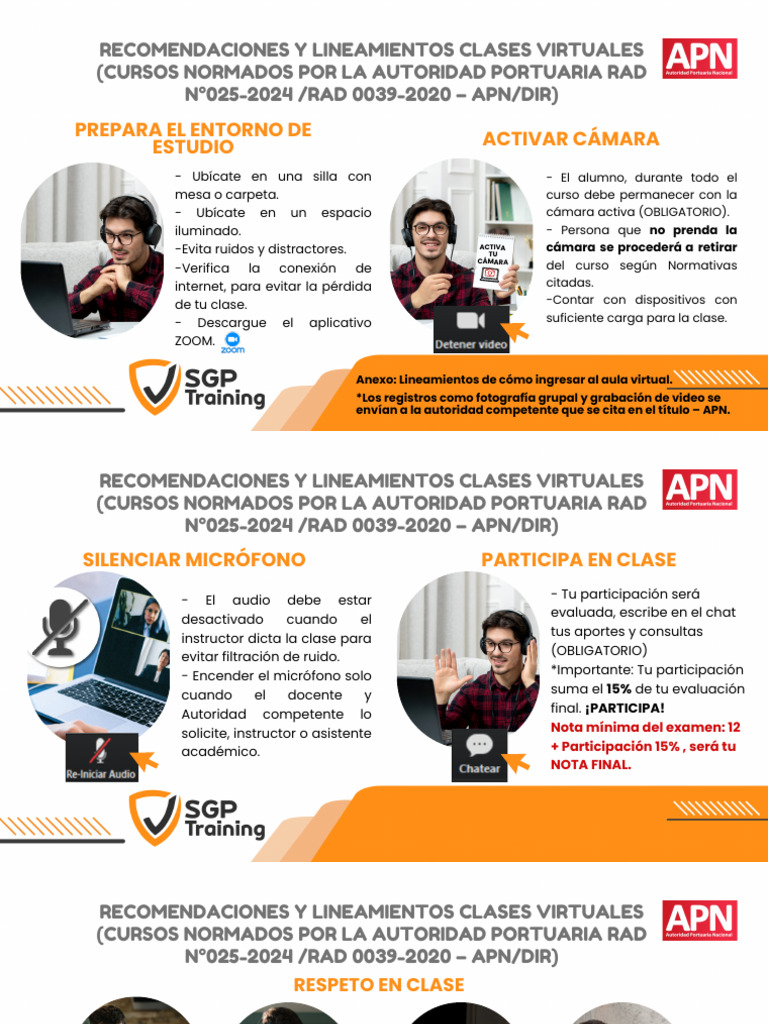 Lineamientos para Clases Virtuales APN | PDF