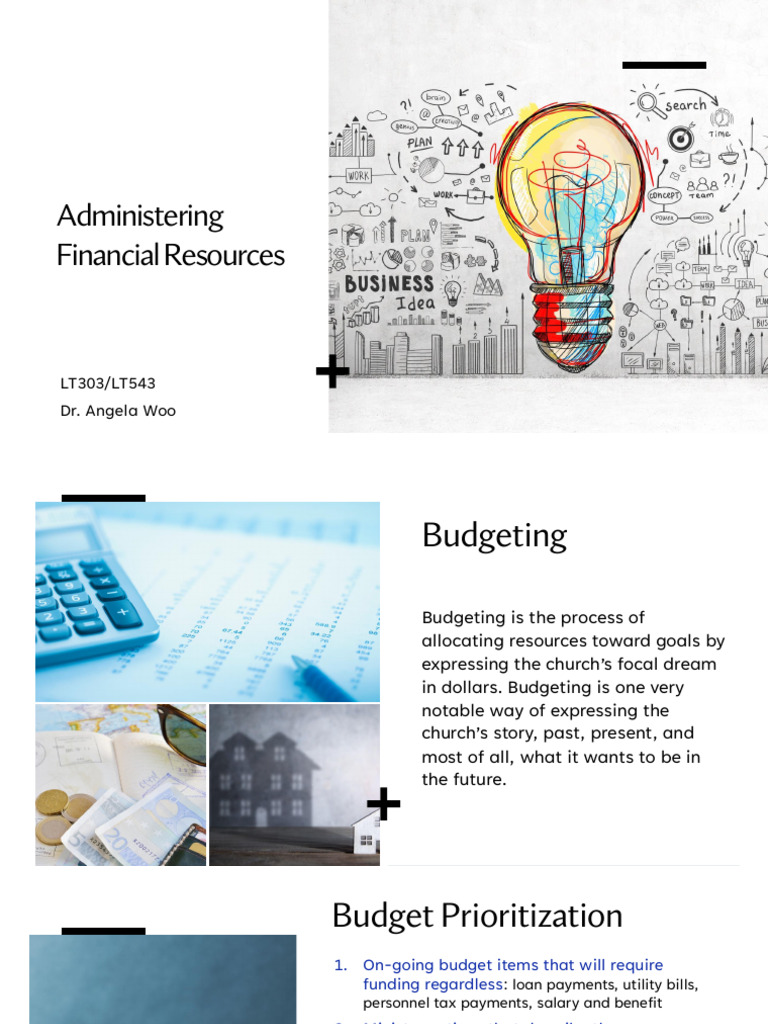 Week12 - Administering Financial Resources | PDF | Budget | Economies
