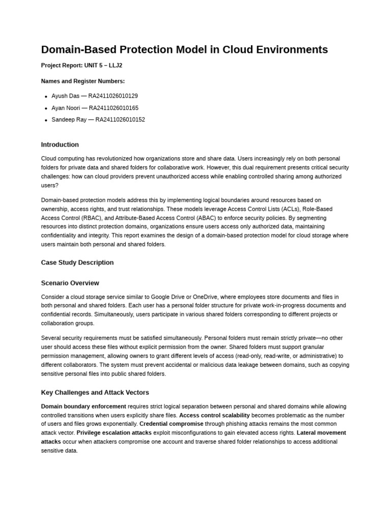 Domain Protection Report 3page | PDF | Security | Computer Security