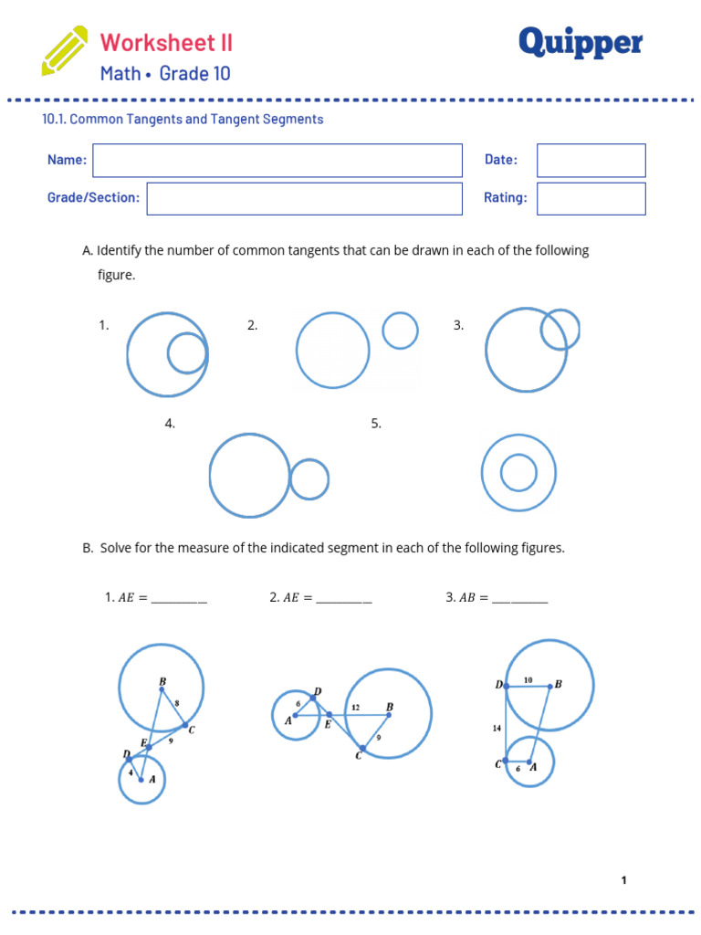 Me Math 10 q2 1001 Ws2 | PDF