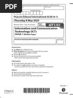 2024 ICT Paper 1 Marking Scheme | PDF | Http Cookie | Computer Network