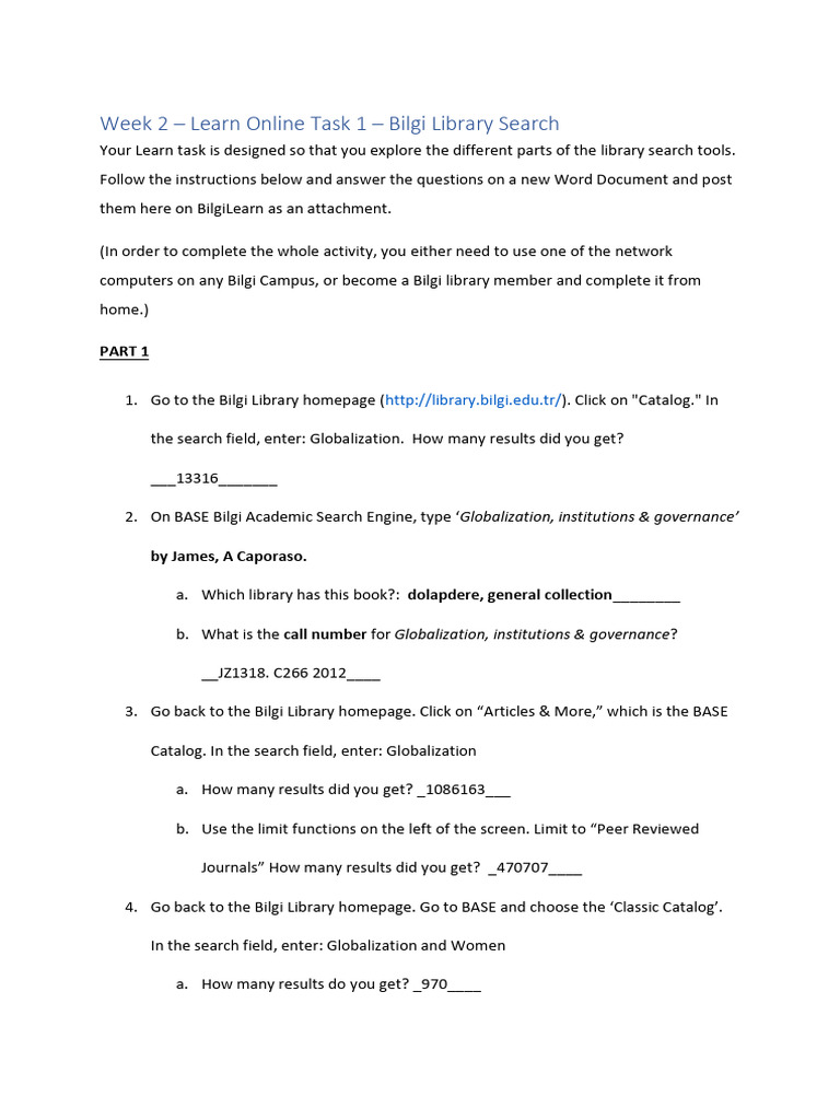 Learn Task 1 Lİbrary Search Updated | PDF | Libraries | Computing