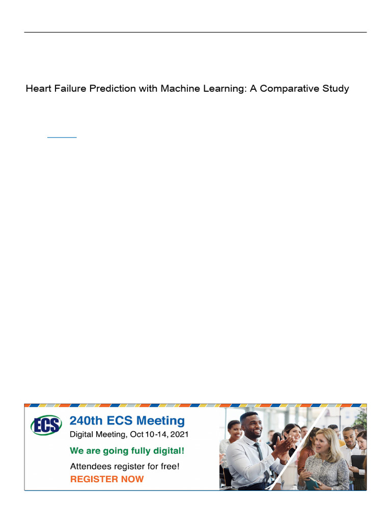 Heart Failure Prediction With Machine Learning A C | PDF | Machine ...