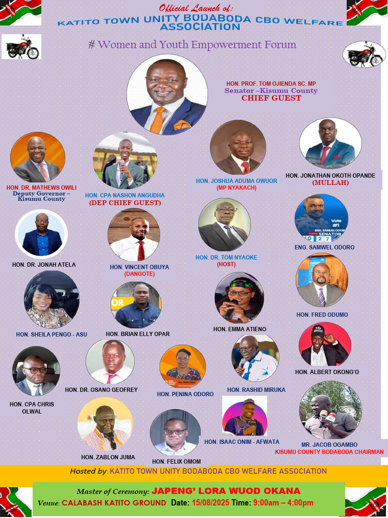 Katito Bodaboda Sacco Poster | PDF