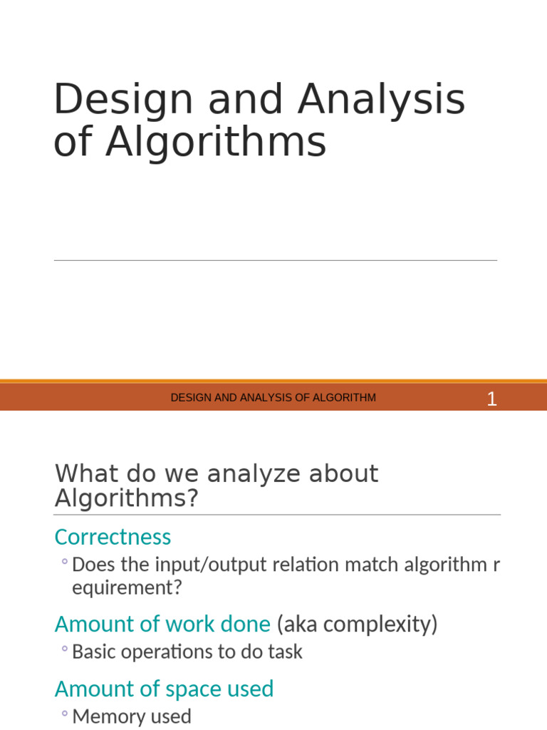 Lec-2 Analysis of Algorithms | PDF | Algorithms | Algorithms And Data Structures