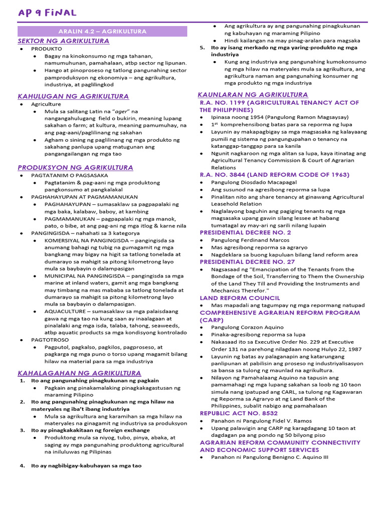 AP Final Notes | PDF