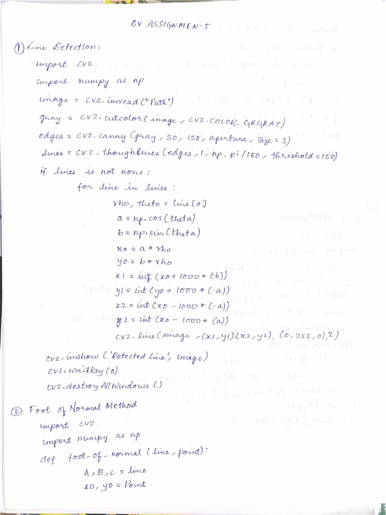 CV Assignment 5 | PDF