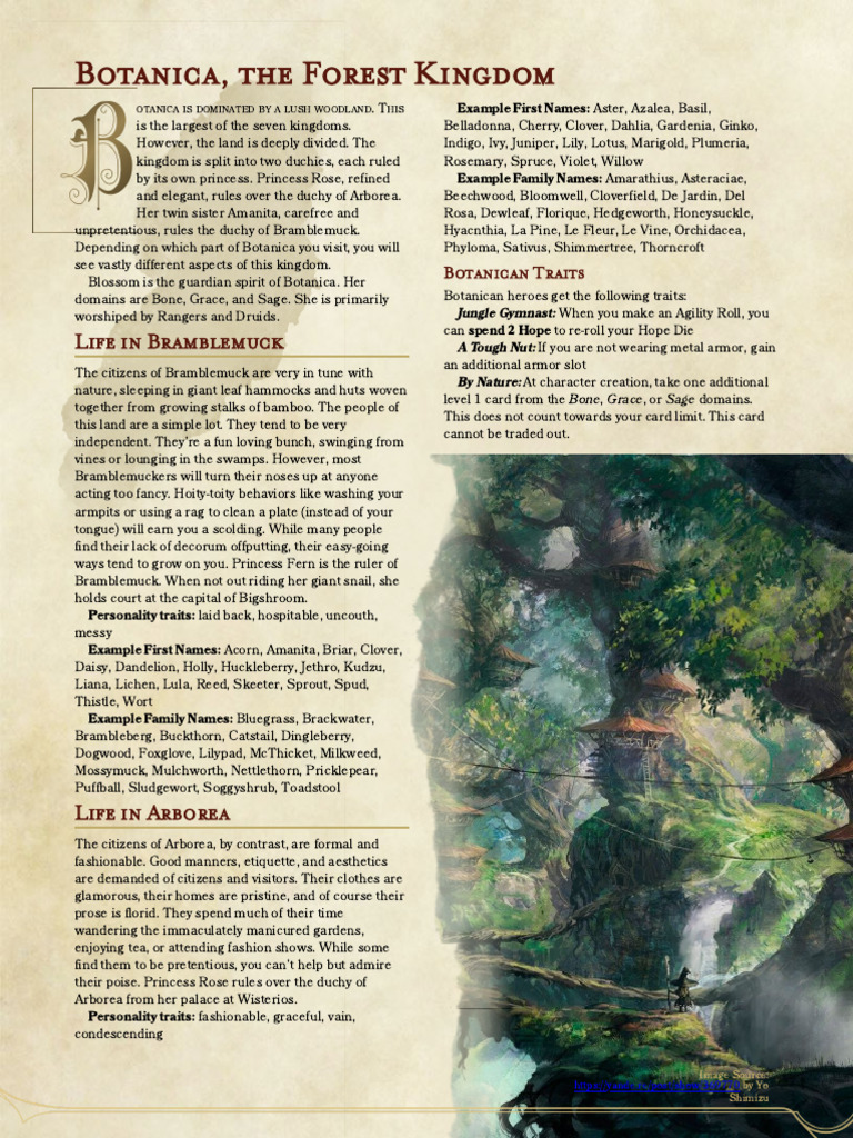 Explore Botanica: Forest Kingdom Guide | PDF | Plants | Botany