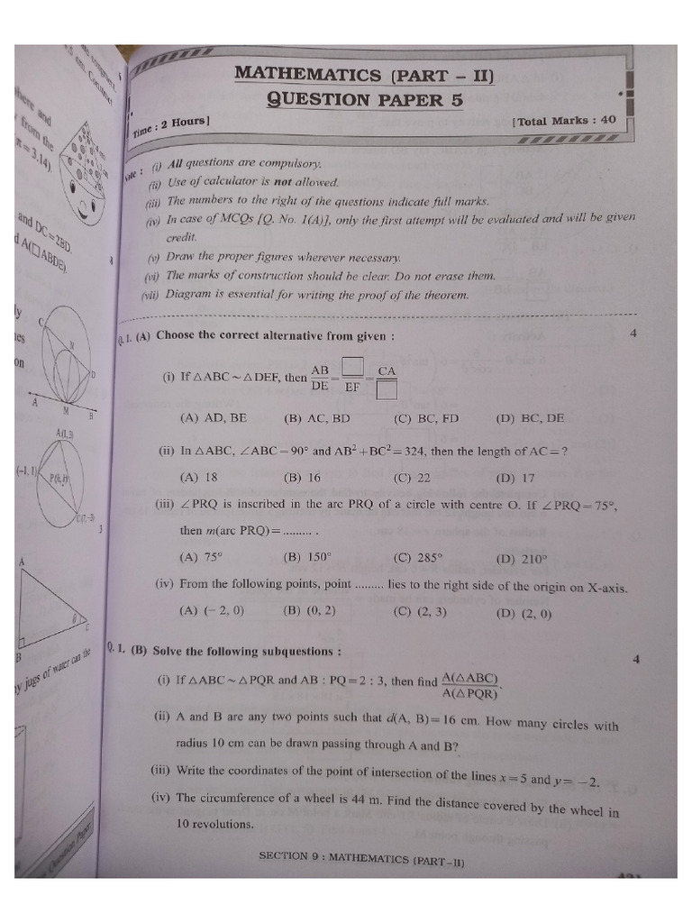 Geom Paper Solve 5 | PDF