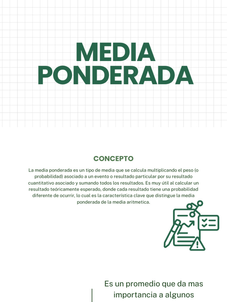 Media Ponderada | PDF