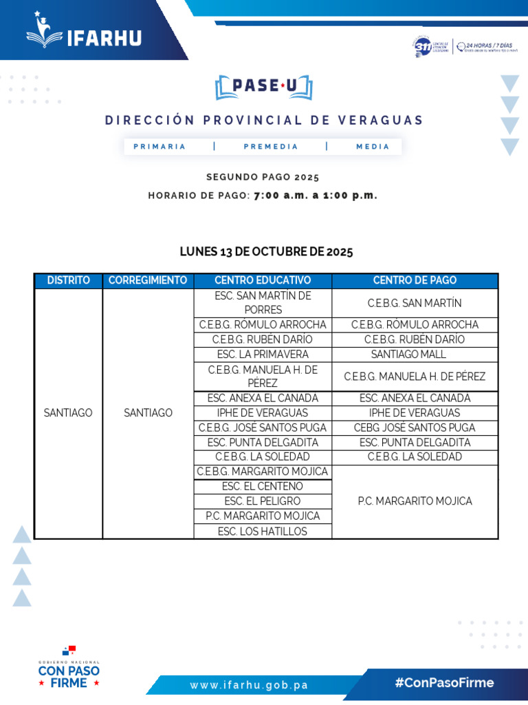 Pago CEBG Manuela H. de Pérez 2025 | PDF