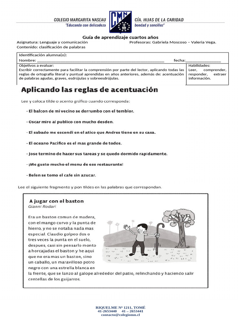 Clasificación de Palabras | PDF