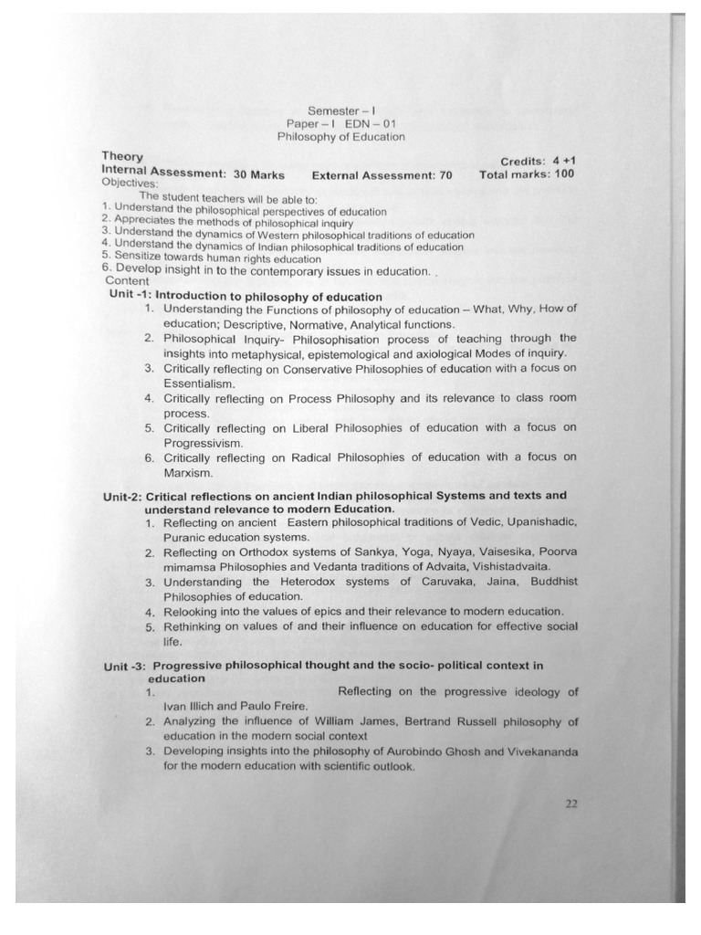 Philosophy of Education | PDF