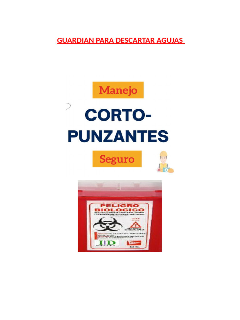 Guardian para Descartar Agujas | PDF