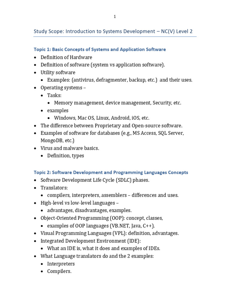 Study Scope ISD Level2 IE 2025 | PDF | Integer (Computer Science ...