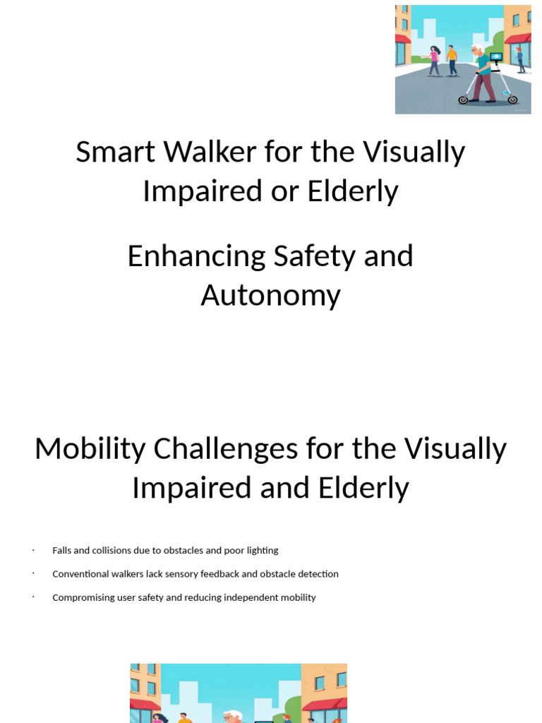 Smart Walker for Visually Impaired Safety | PDF
