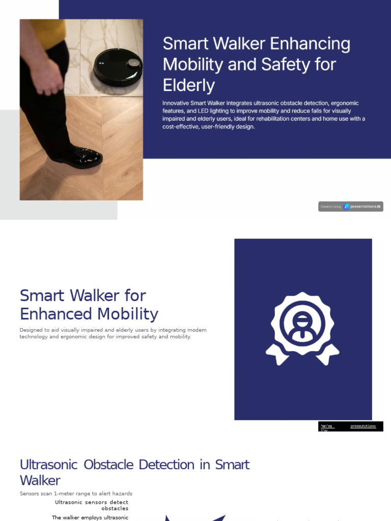 Smart Walker For Visually Impaired and Elderly - Enhancing Mobility and ...