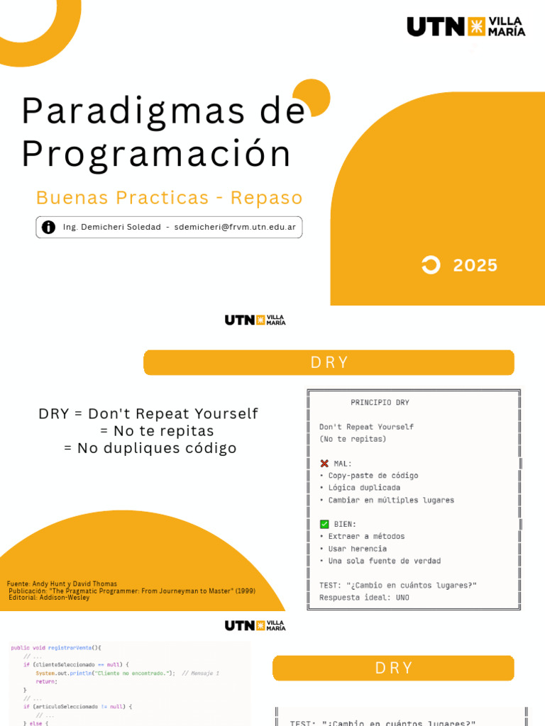 Paradigmas Buenas Practicas | PDF | Ingeniería de software | Informática