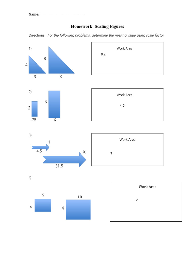 Callum Dayton - Homework - Scale Factor | PDF
