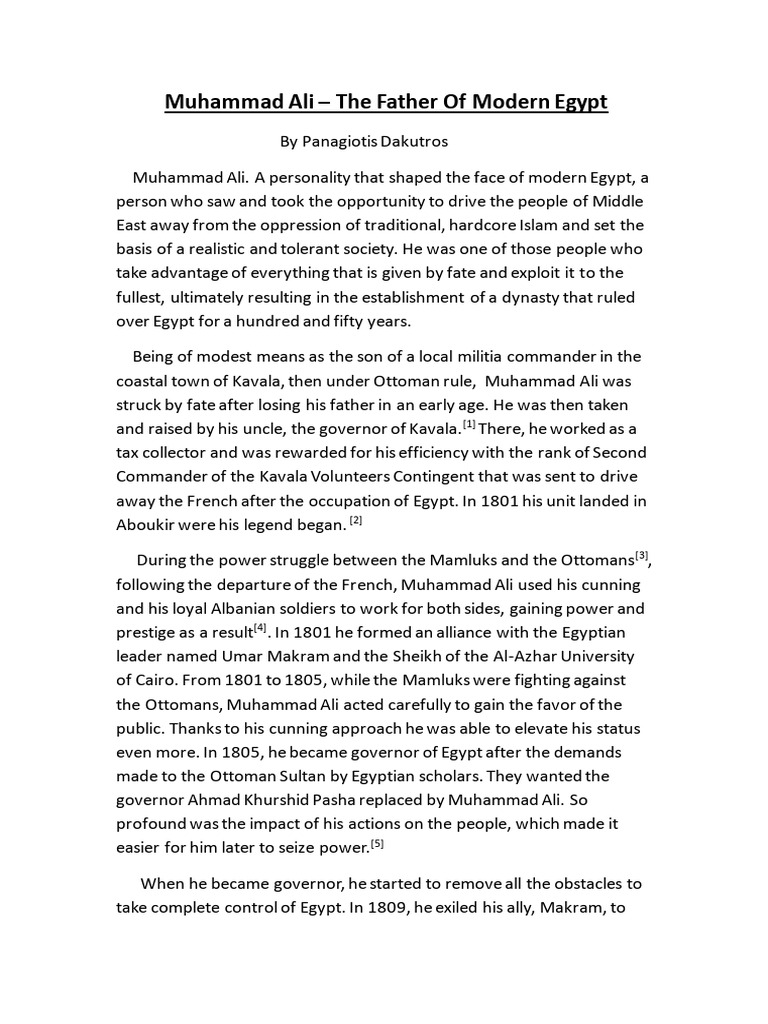 Muhammad Ali: Architect of Modern Egypt | PDF