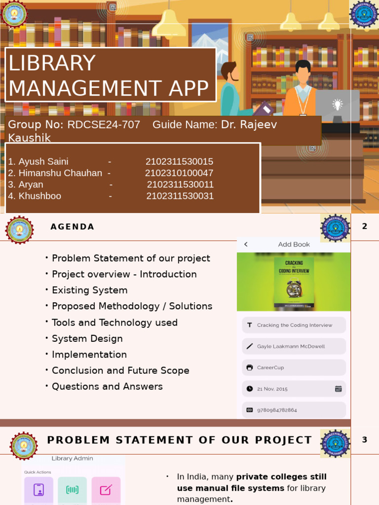 Final Year Project Ppt | PDF | Mobile App | Databases