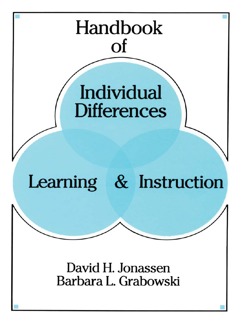 Handbook of Individual Differences, Learning, And Instruction | PDF | Learning | Learning Styles