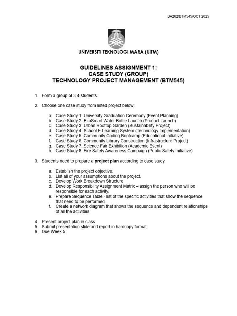 BTM545 - Guidelines Asg.1 - Group | PDF | Libraries