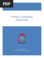 Touch Typing Lesson 4 - Capital Letters - How To Type - Free Typing ...