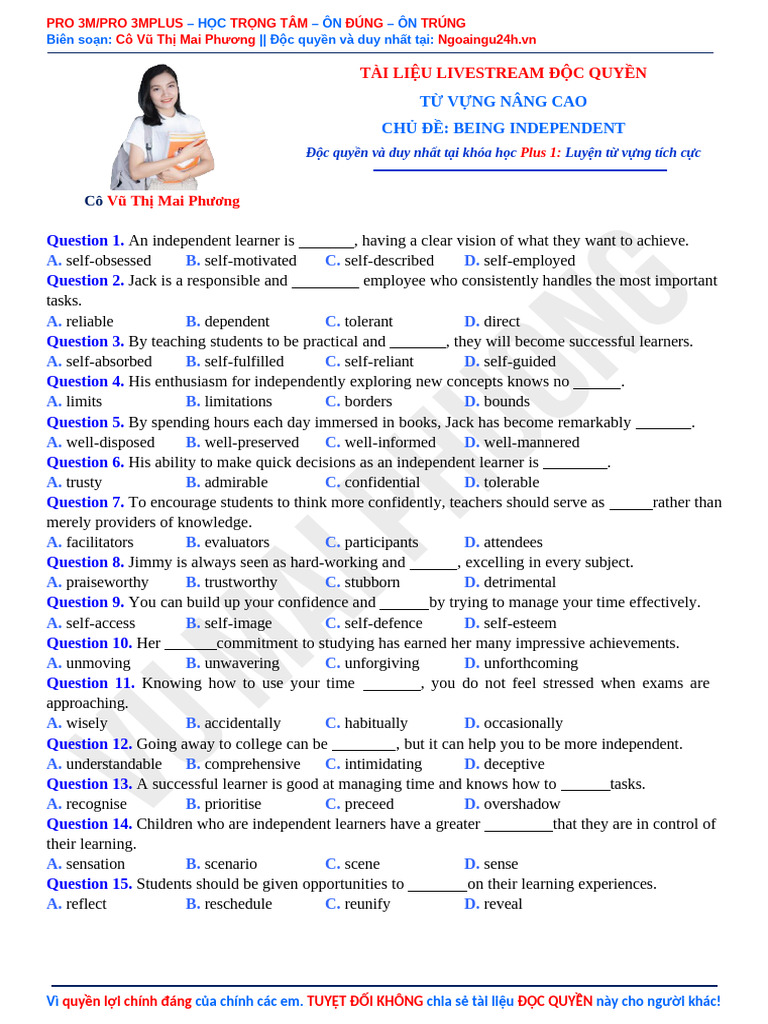 (2) Being Independent | PDF