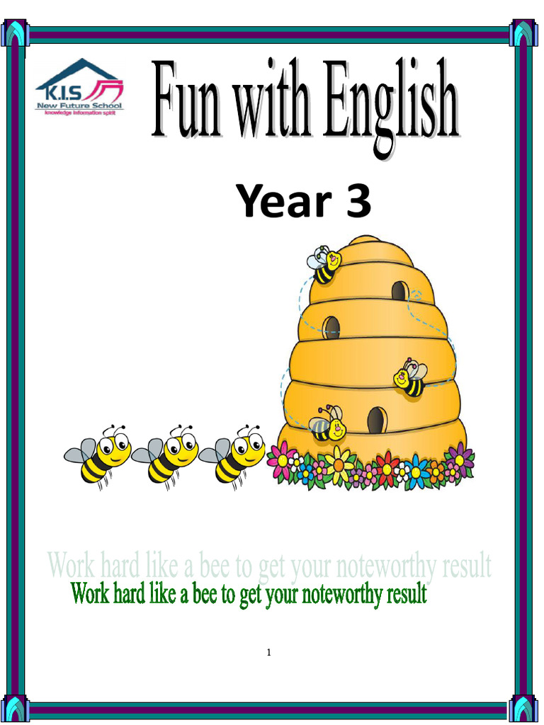 Y3's Booklet | PDF | English Language | Linguistic Typology