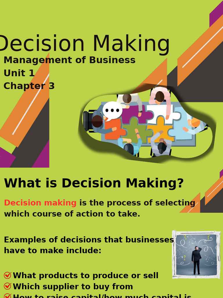 Business Decision Making Strategies | PDF | Inflation | Economics