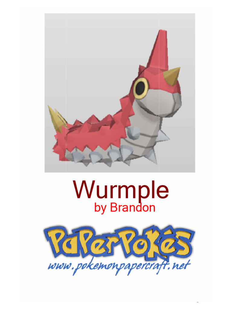 Wurmple Letter Shiny Lineless | PDF