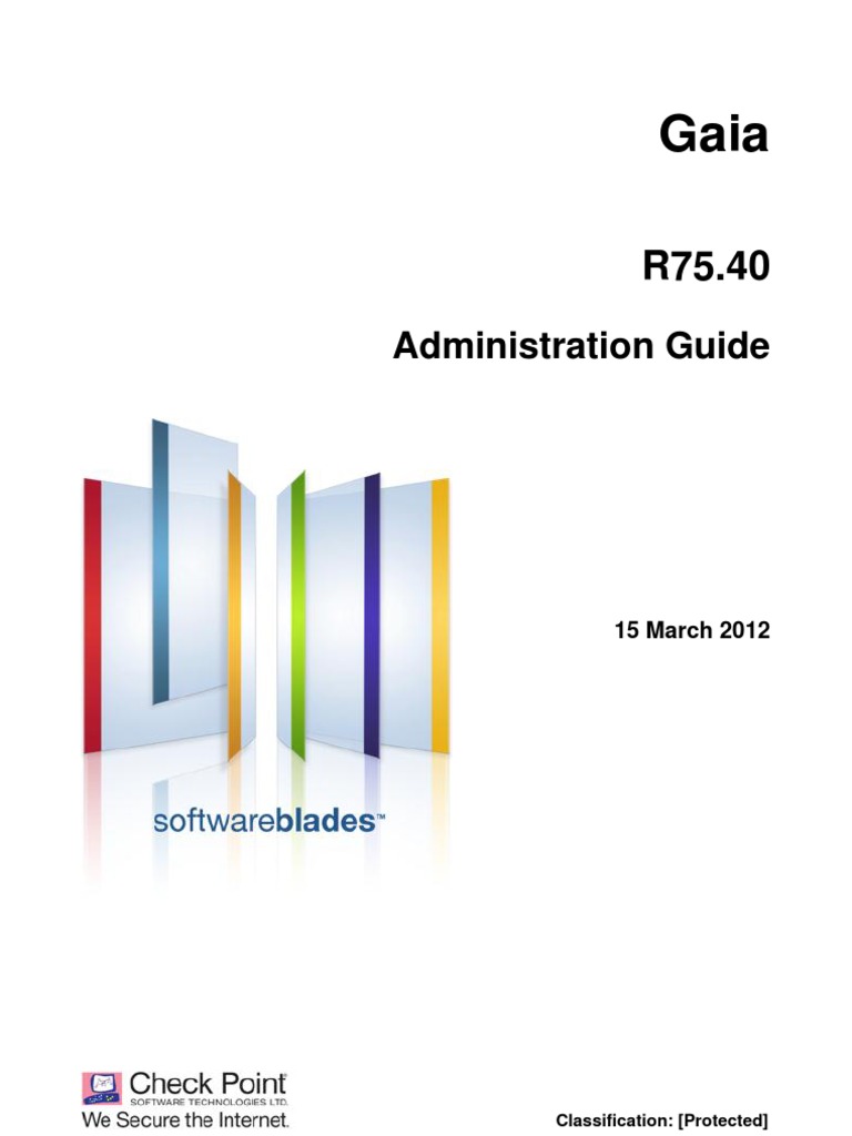 CP R75.40 Gaia AdminGuide | PDF | Radius | Command Line Interface