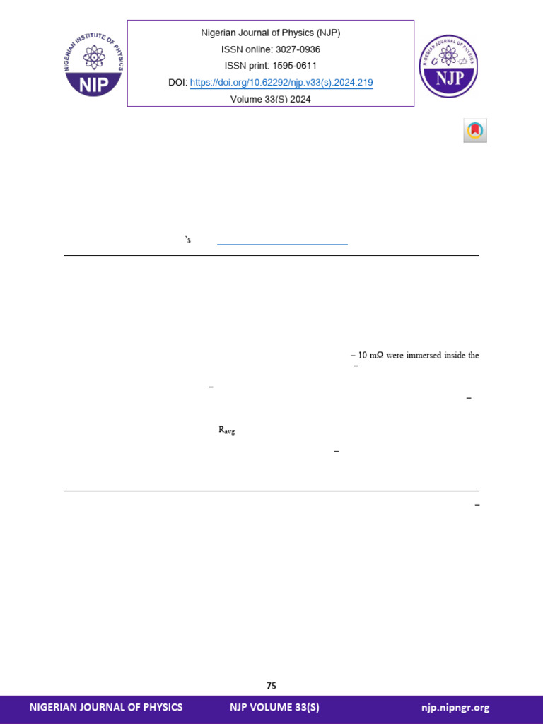 NIP (NJP) Journal - Full Article | PDF | Thin Film | Solar Cell