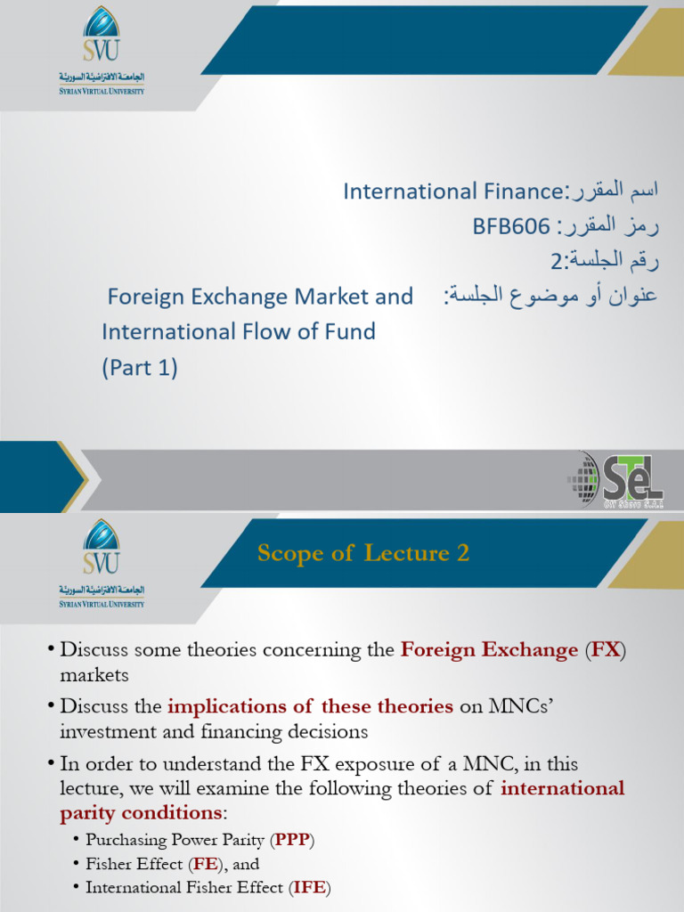 L2 International Finance (New) | PDF | Foreign Exchange Market ...