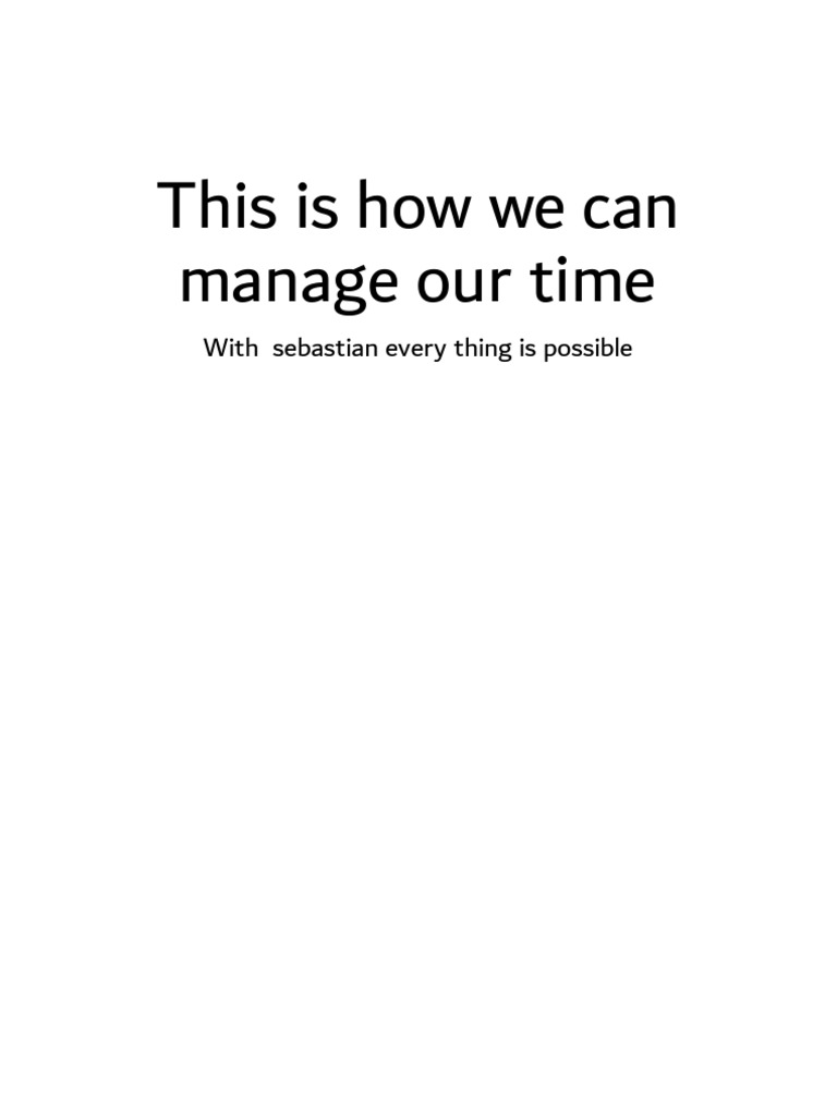 This Is How We | PDF