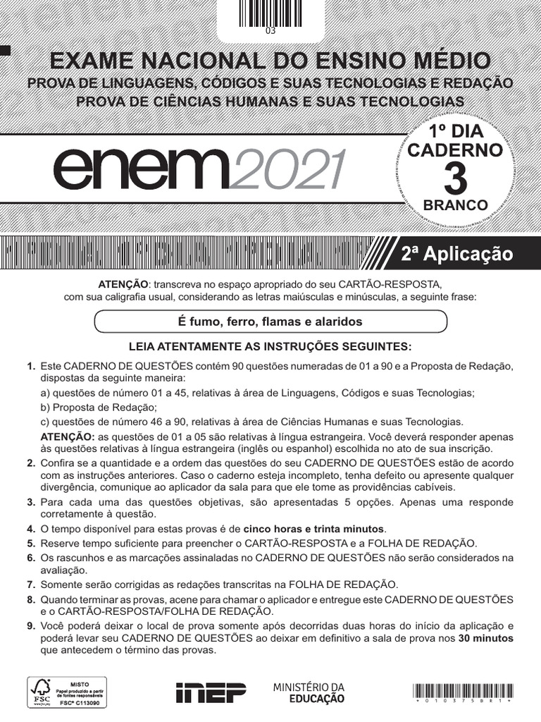 2021 PV Reaplicacao PPL D1 CD3 251105 084530 | PDF | Chicano | Latin ...