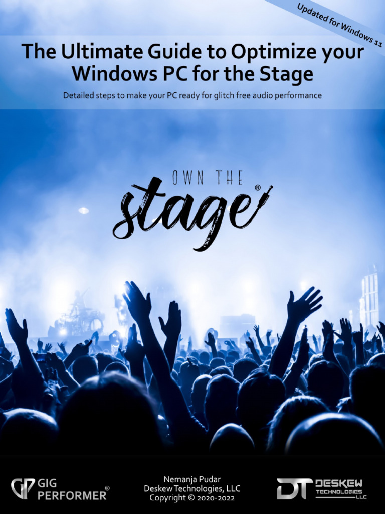 The Ultimate Guide To Optimize Your Windows PC For The Stage | PDF ...