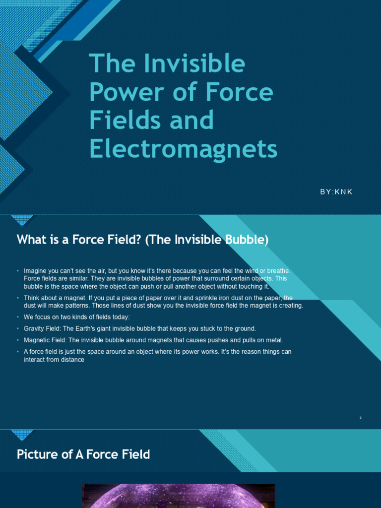 Understanding Force Fields and Electromagnets | PDF | Electricity | Force