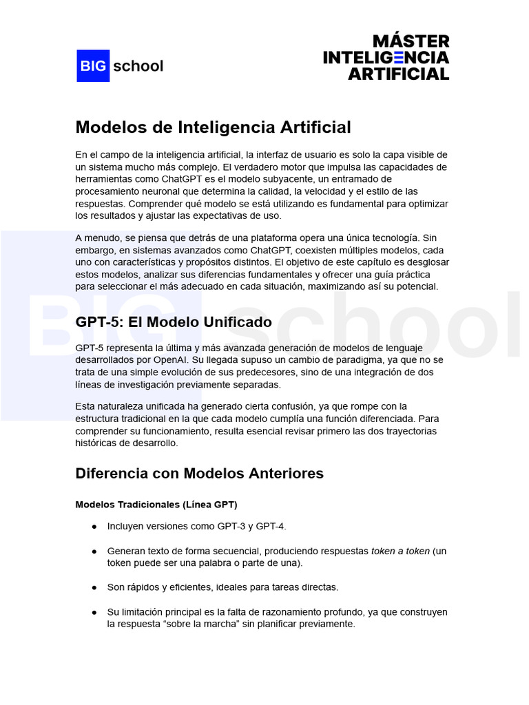 CHATGPT_C2_LOS_MODELOS_9_25.docx | PDF | Inteligencia artificial ...