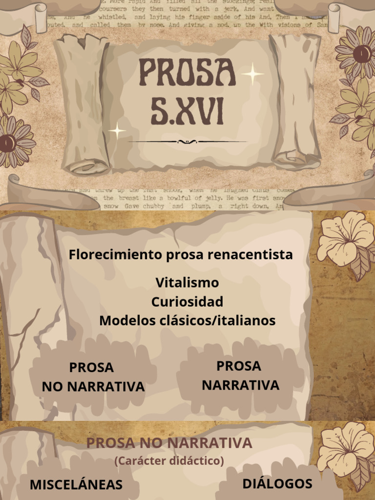 Prosa Renacentista | PDF | Novelas | Literatura renacentista